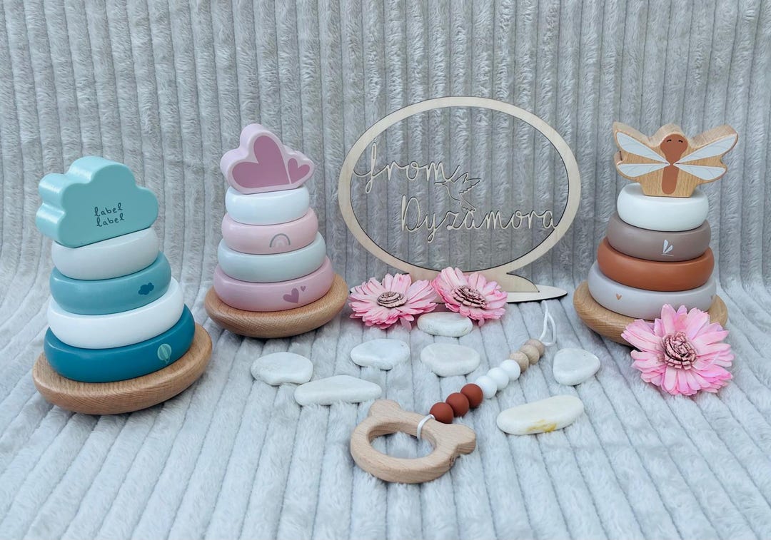 Personalized FSC Wooden Stacking Tower – Sustainable, Individual ...