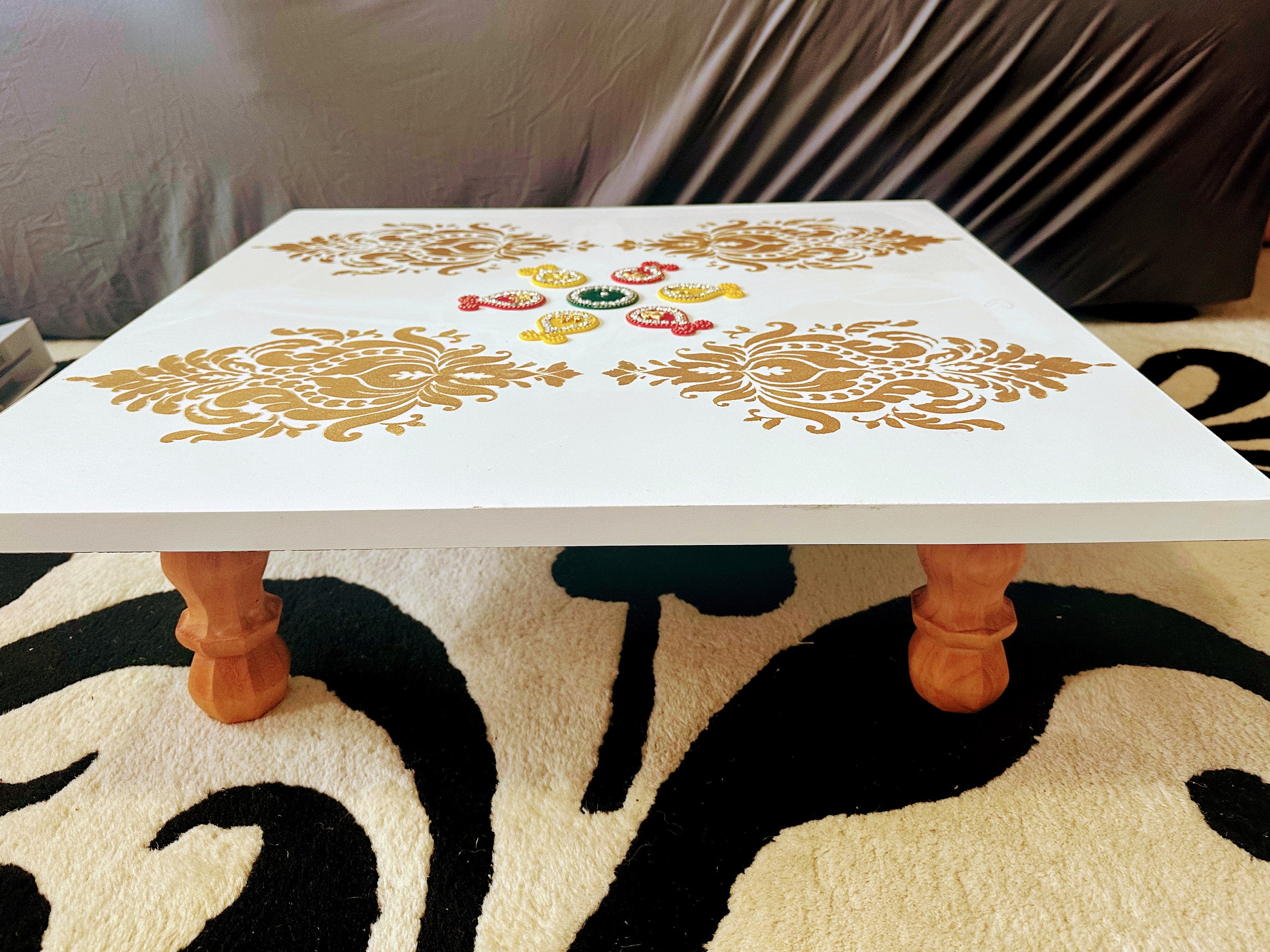 Artistic Indian Chaurang for Pooja - Etsy