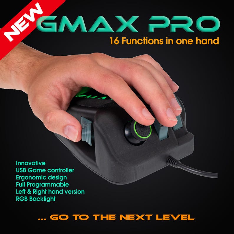 GMAX PRO Game Controller - Left & Right Hand Version - Etsy