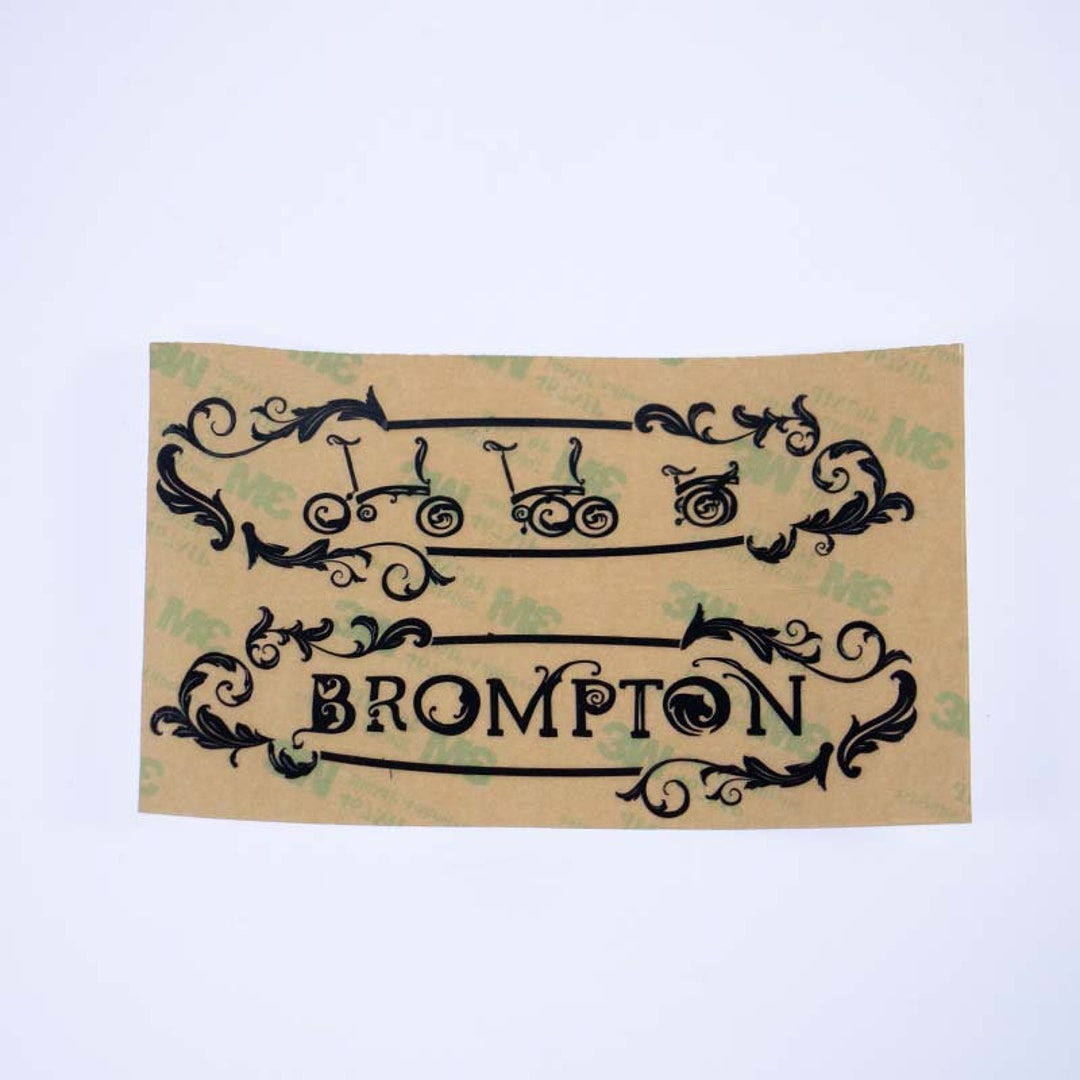 Brompton Metallic Frame Decal Sticker for Brompton Folding Bike - Etsy