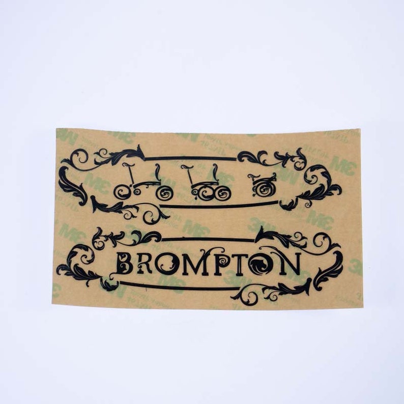 Brompton Metallic Frame Decal Sticker for Brompton Folding - Etsy
