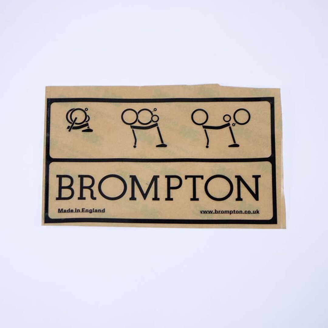 Brompton Metallic Frame Decal Sticker for Brompton Folding Bike - Etsy