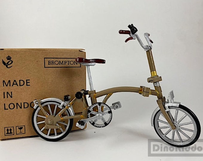 Brompton Folding Bike Model Miniature Decoration - Etsy
