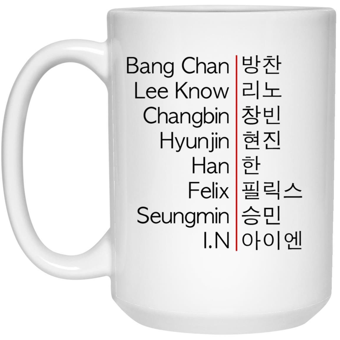 SKZ OT8 Bias Mug, Kpop Merch, Kpop Merchandise, Kpop Mugs, 3racha, Kpop ...