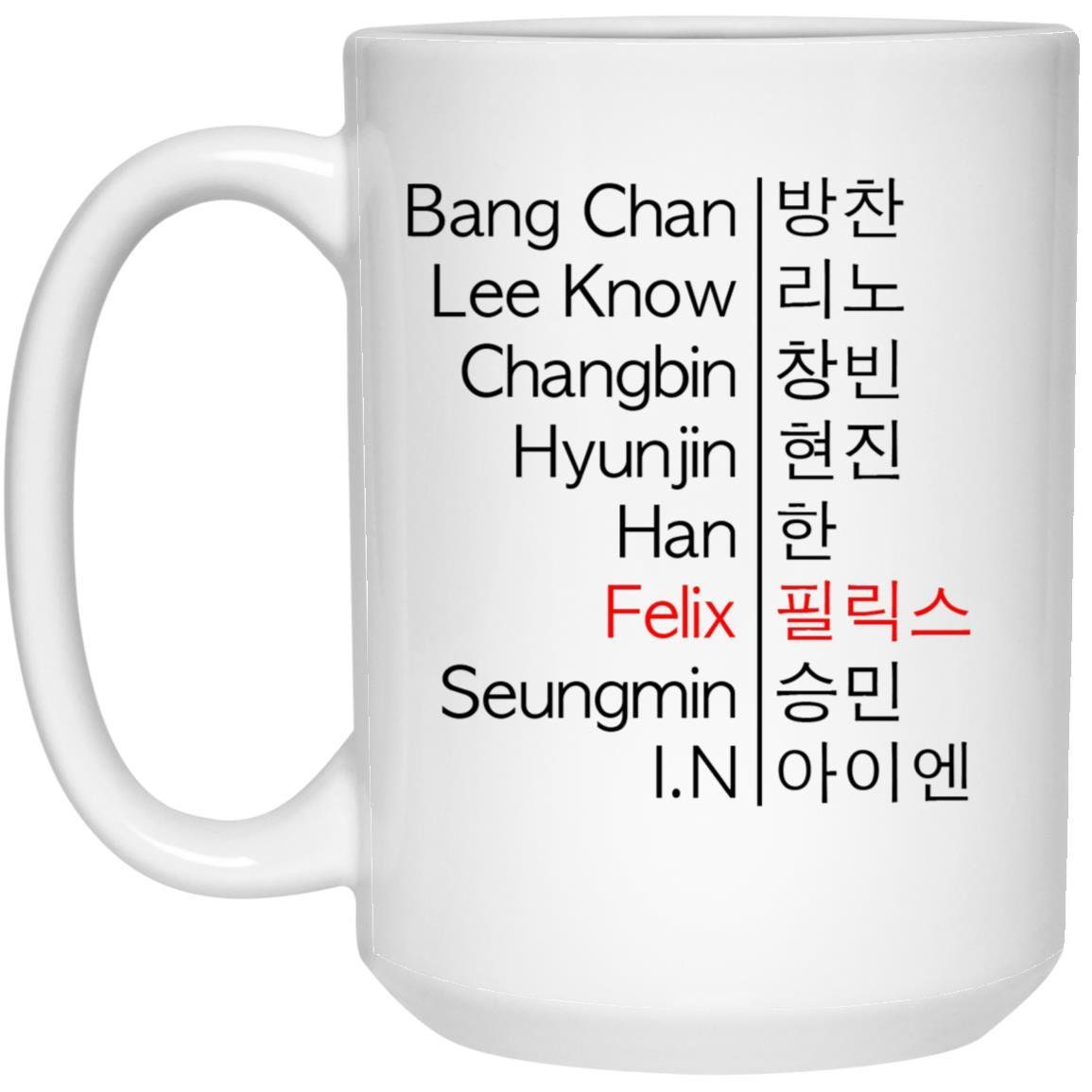 SKZ Felix Bias Mug, Kpop Merch, Kpop Merchandise, Kpop Mugs, 3racha ...