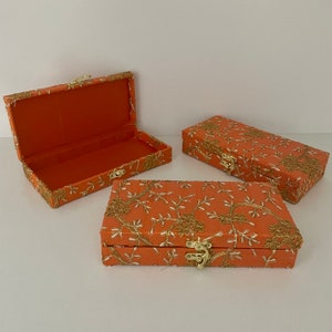 Shagan Mithai Silk Embroidered Indian Wedding Gift Favour Boxes - Etsy