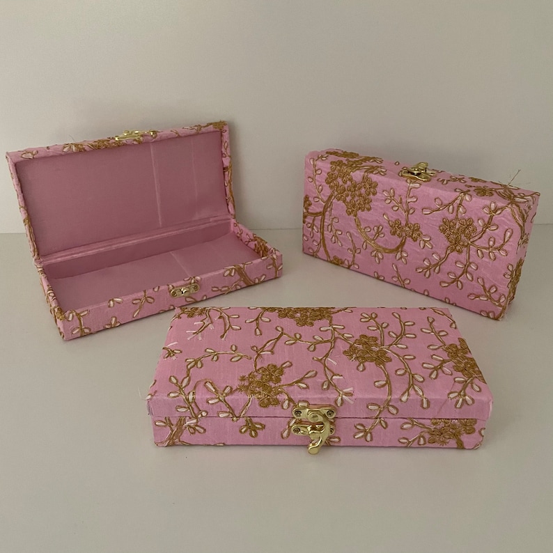 Shagan Mithai Silk Embroidered Indian Wedding Gift Favour - Etsy UK