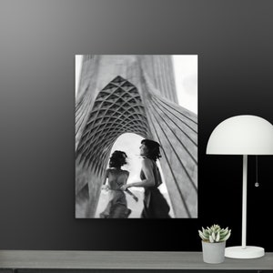 Azadi Tower Premium Poster|persian Women Poster|iconic Image|tehran ...