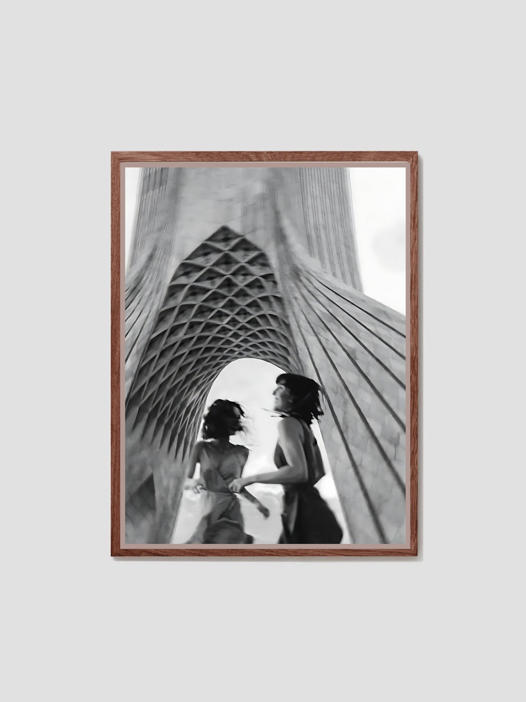 Azadi Tower Premium Poster|persian Women Poster|iconic Image|tehran ...