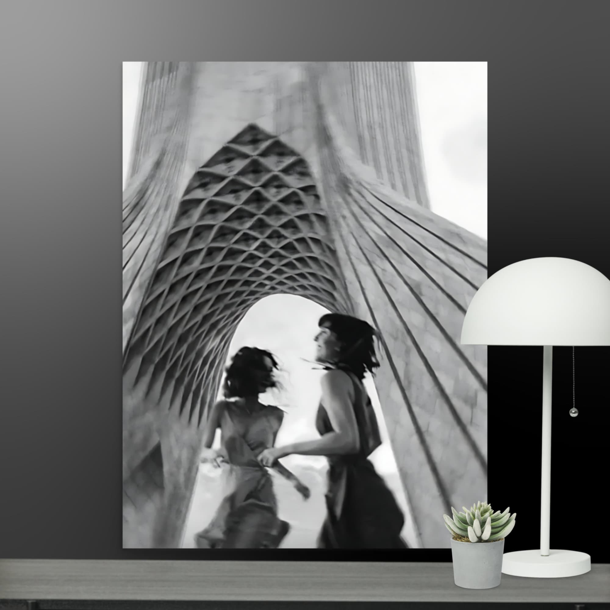 Azadi Tower Premium Posterpersian Women Postericonic Imagetehran Iconic ...