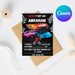 Editable Wheels Hot Cars Birthday Invitation Template Printable Canva ...