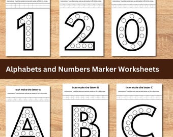 Alphabet Animal Dot Marker Worksheets,29 Pages, Dot Marker Activities ...