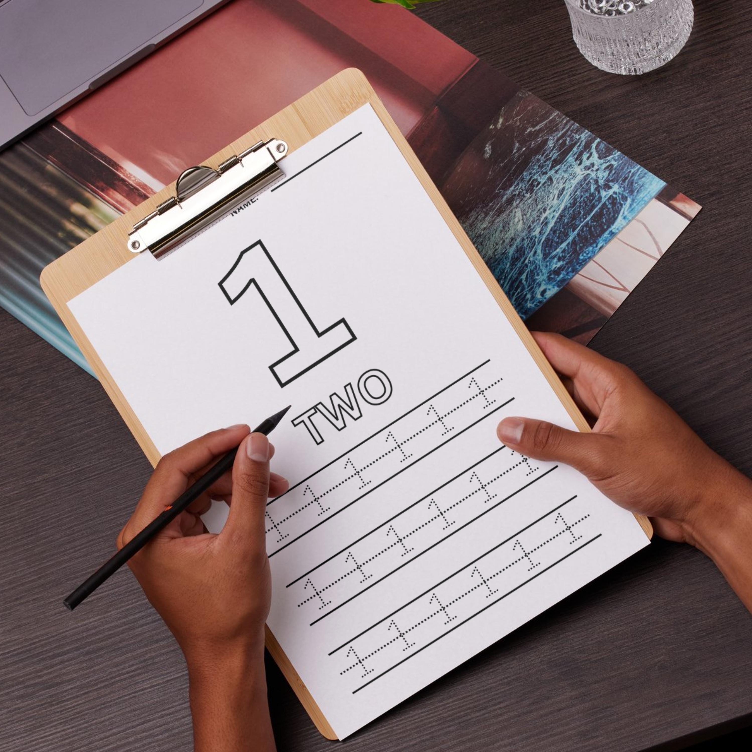 40 Number Tracing Worksheets, Traceable Numbers, Preschool Worksheets ...