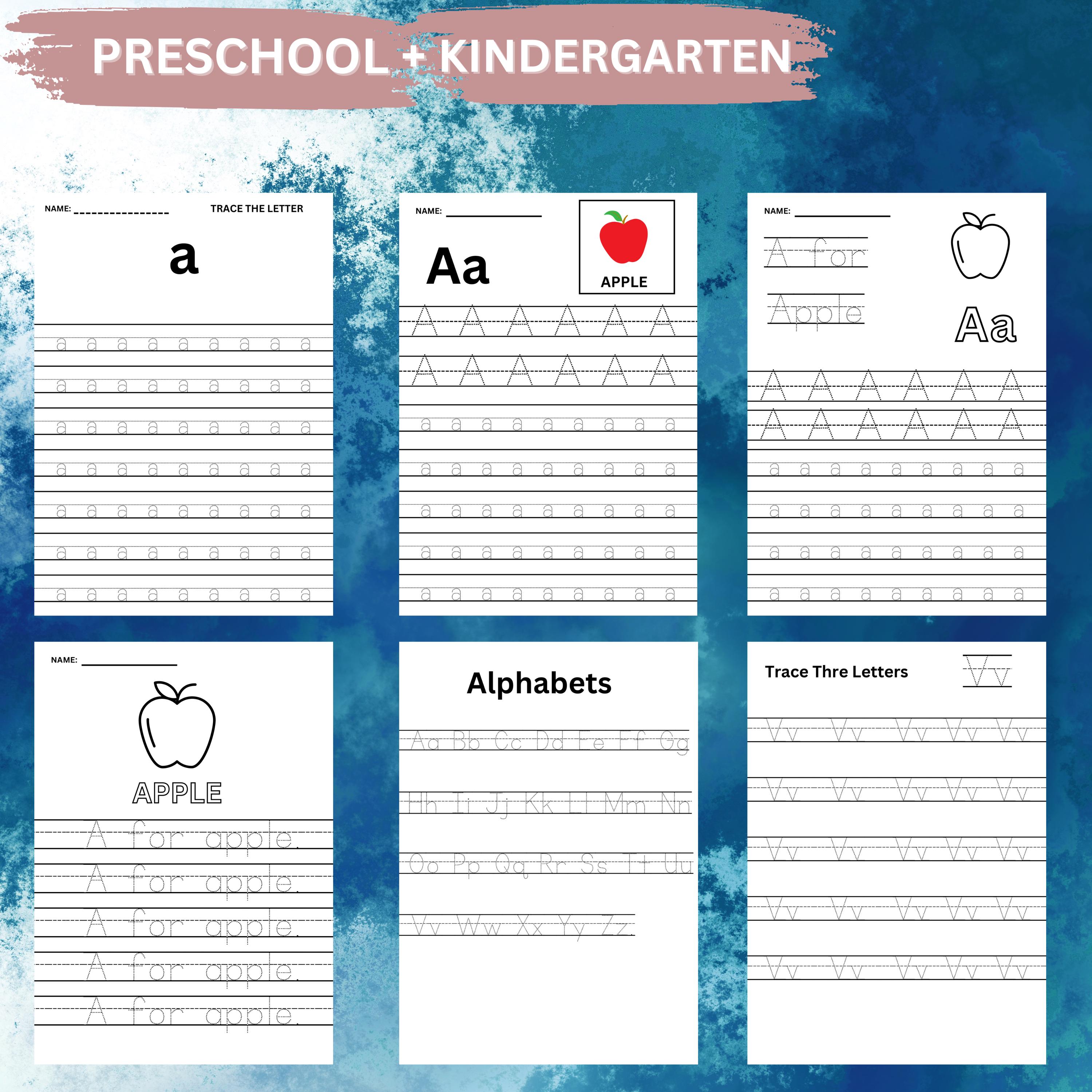 Preschool Pre-k Kindergarten Learning Bundle 600 Pages Printable ...