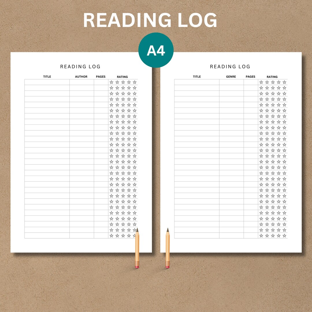 Printable Reading Log, Reading Tracker, Books to Read, Books I've Read ...