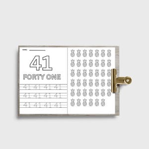 1-100 Numbers Writing Tracing Worksheets, Traceable Numbers, Preschool ...