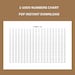 Number Chart 1-1000 | Numbers 1 to 1000 Printable | Numbers and ...