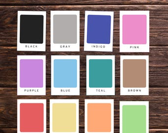 Color Poster Cards, Montessori Flashcards, Pre-school Cards ...