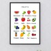 Printable Vegetables and Fruits Educational Posters, Classroom Decor ...