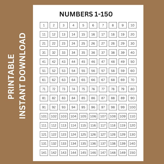 Number Grid To 200
