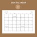 2025 Monthly Calendar With Holidays, Printable Calendar Template ...