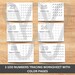 1-100 Numbers Writing Tracing Worksheets, Traceable Numbers, Preschool ...