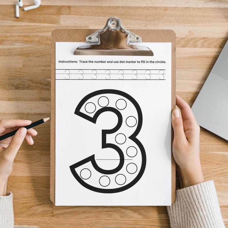 Alphabet and Numbers Dab a Dot Marker Worksheets, Dot Marker Activities ...