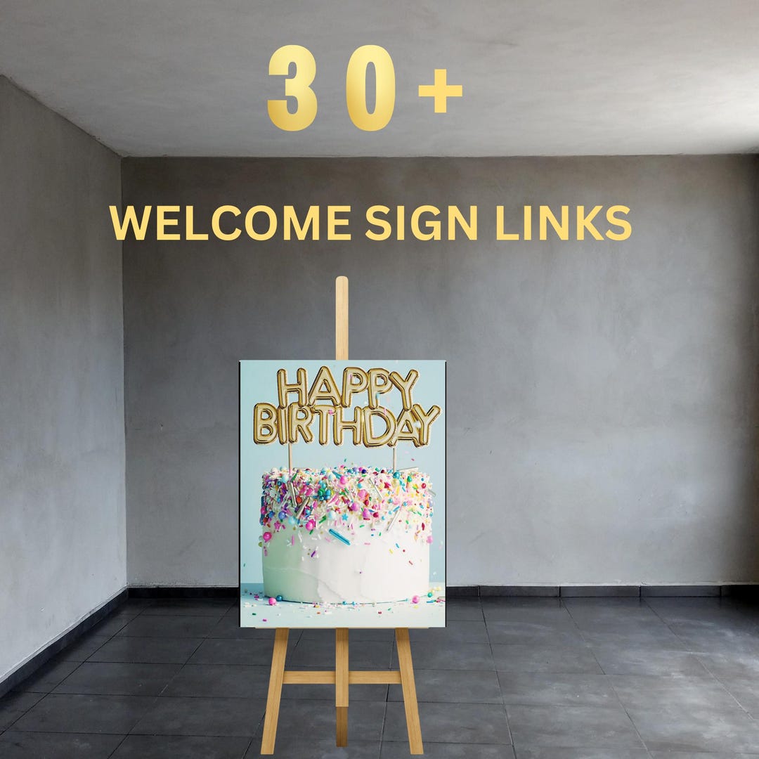 30 Welcome Sign Templates Editable in Canva - Etsy