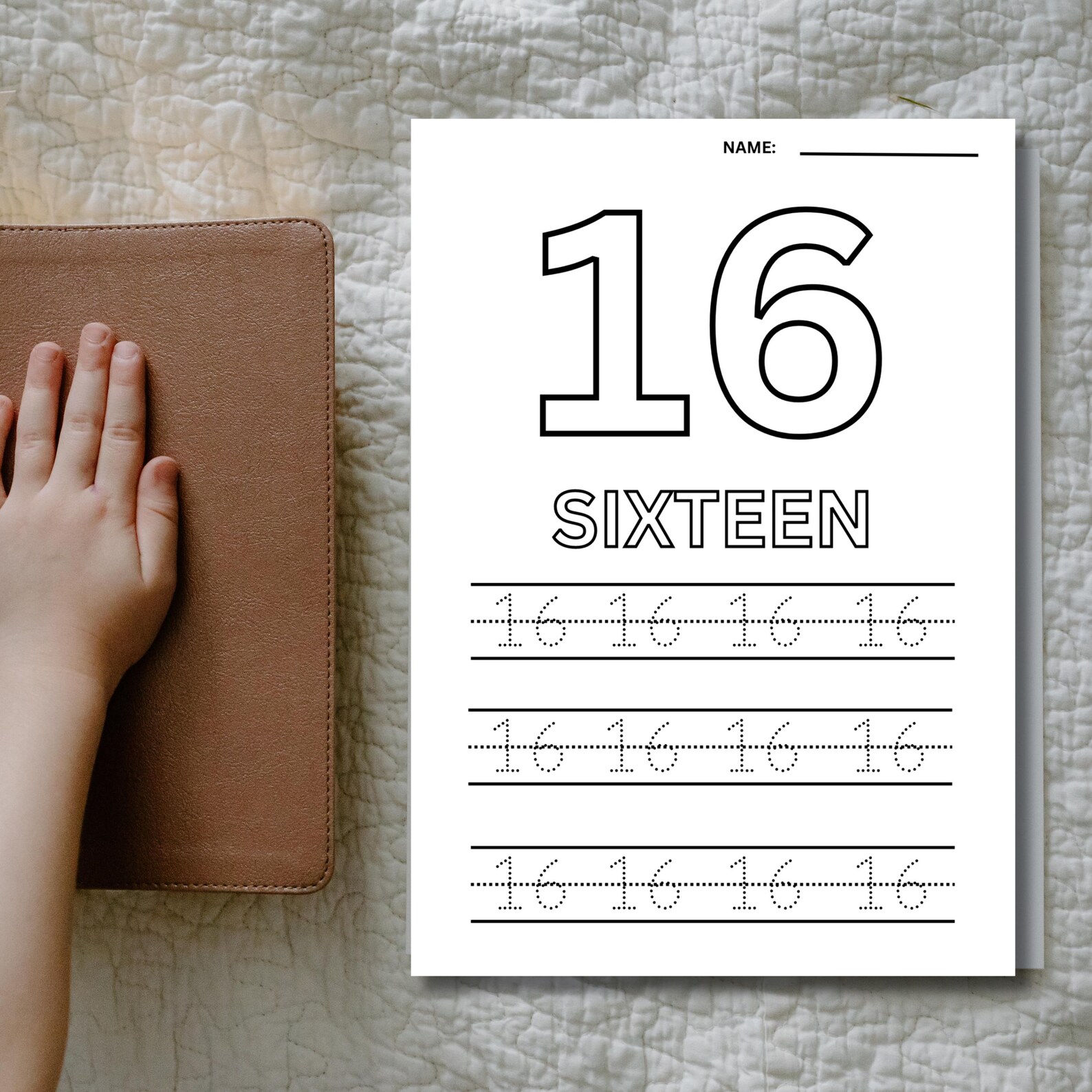 40 Number Tracing Worksheets, Traceable Numbers, Preschool Worksheets ...