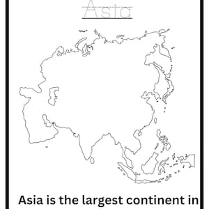 Children Educational Book, Knowledge About Each Continent, - Etsy