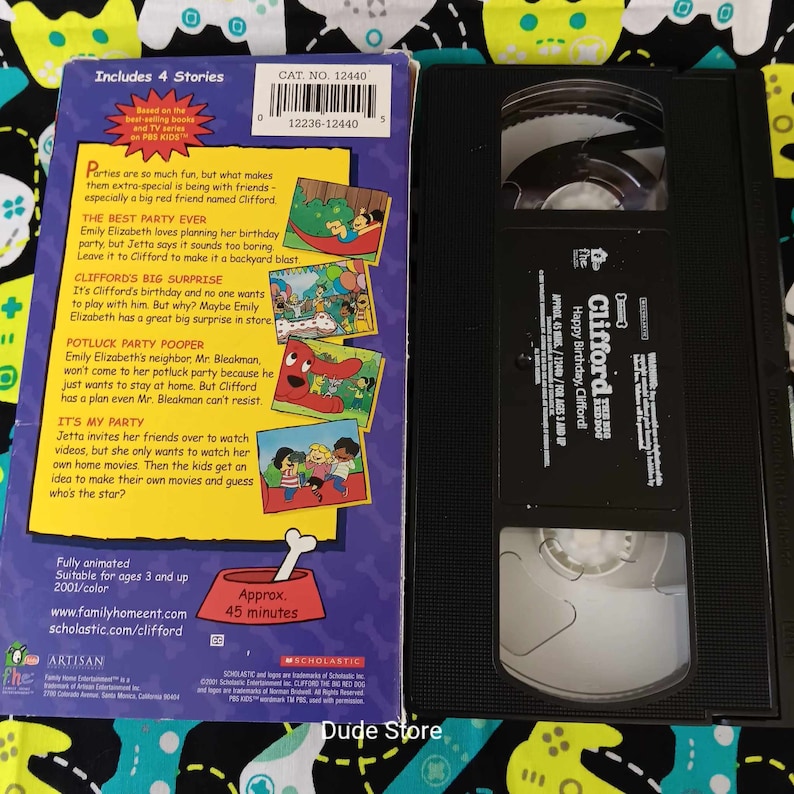 Clifford the Big Red Dog - Happy Birthday Clifford - 2002 VHS ...
