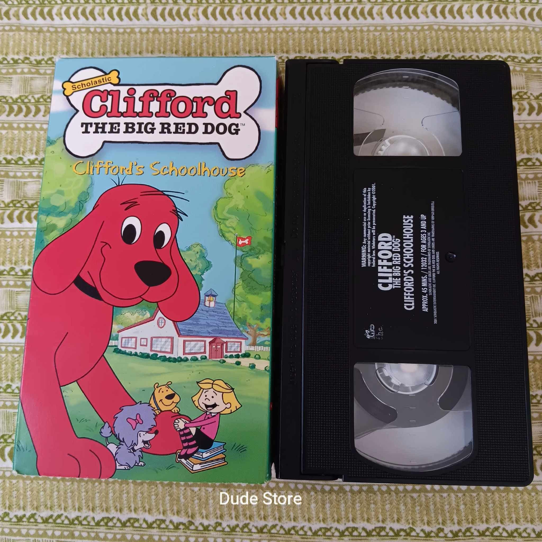 Clifford the Big Red Dog - Clifford's Schoolhouse - 2001 VHS - Etsy