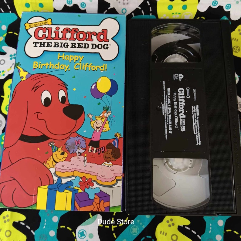 Clifford the Big Red Dog - Happy Birthday Clifford - 2002 VHS ...