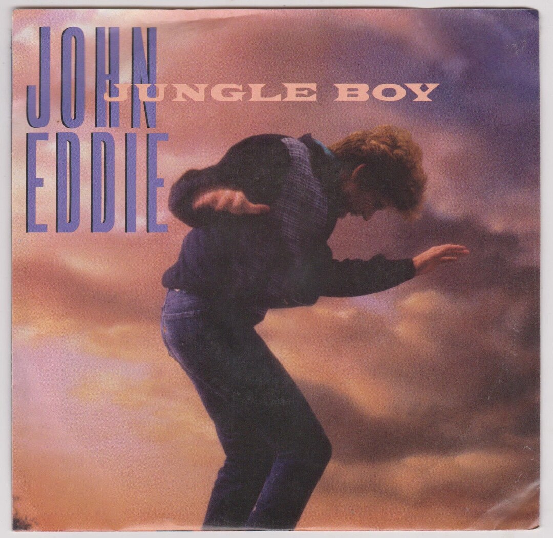 JOHN EDDIE - Jungle Boy - Rare Radio Promotional Copy - 45 RPM Vinyl Record - 1986 - Same Song ...