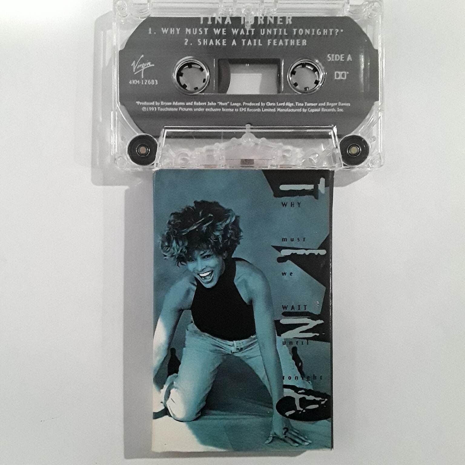 TINA TURNER Why Must We Wait Until Tonight Shake a Tail 1993 Cassette Singles Same Songs on Both ...