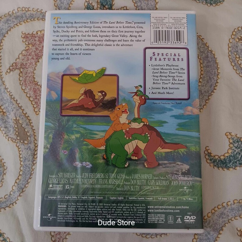 The Land Before Time Anniversary Edition the Adventure That Started It ...