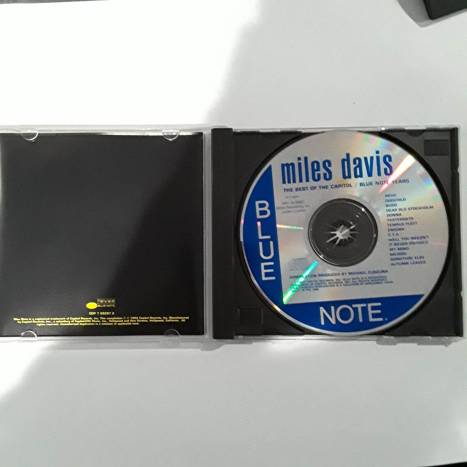 MILES DAVIS - the Best of the Blue Note Capitol Years - 1992 CD - 14 ...
