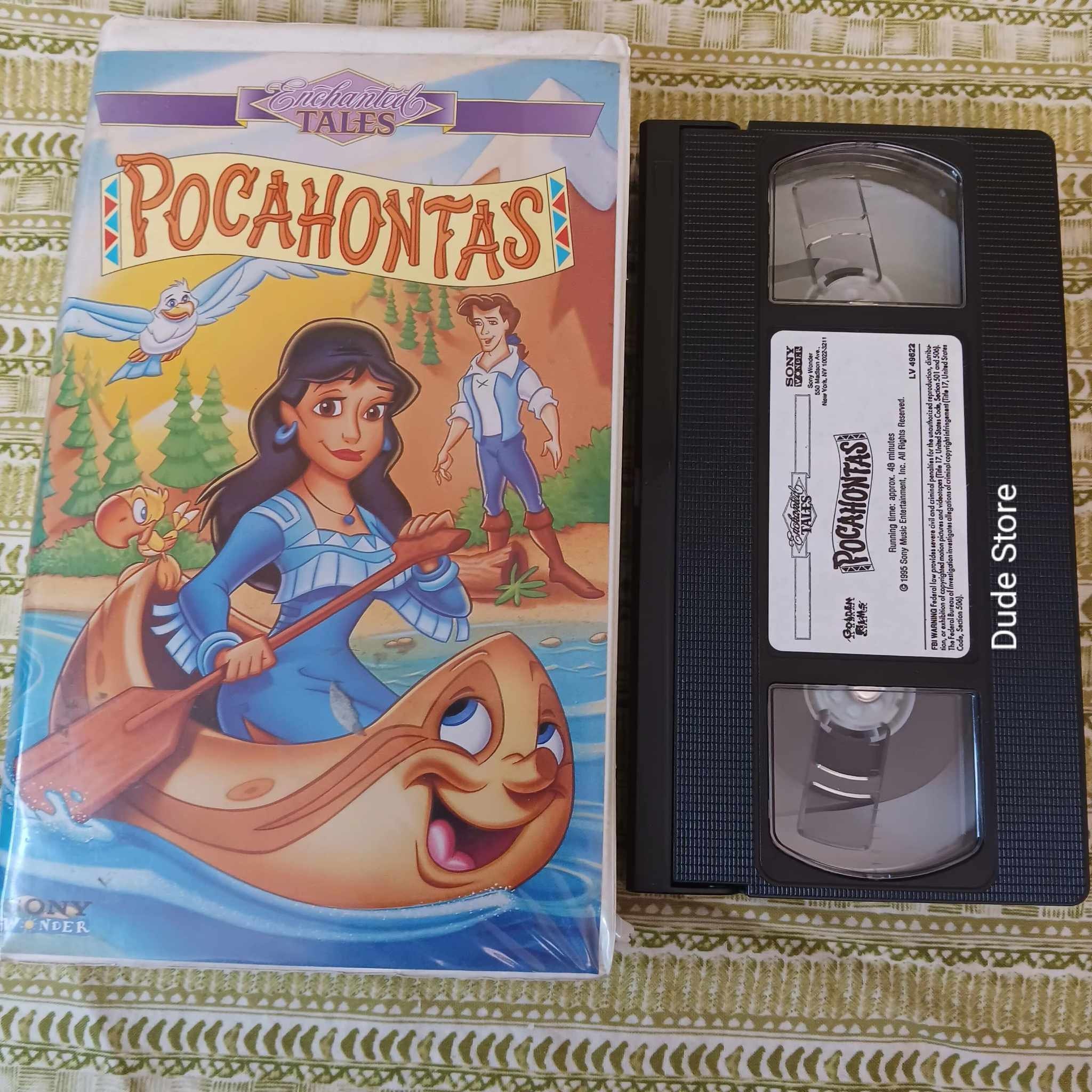 Pocahontas - Enchanted Tales - VHS - 1995 Classic - Plastic Clamshell ...