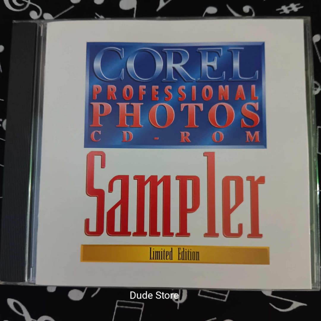 Corel Professional Photos Sampler CD-ROM Vintage Software 1994 - Etsy