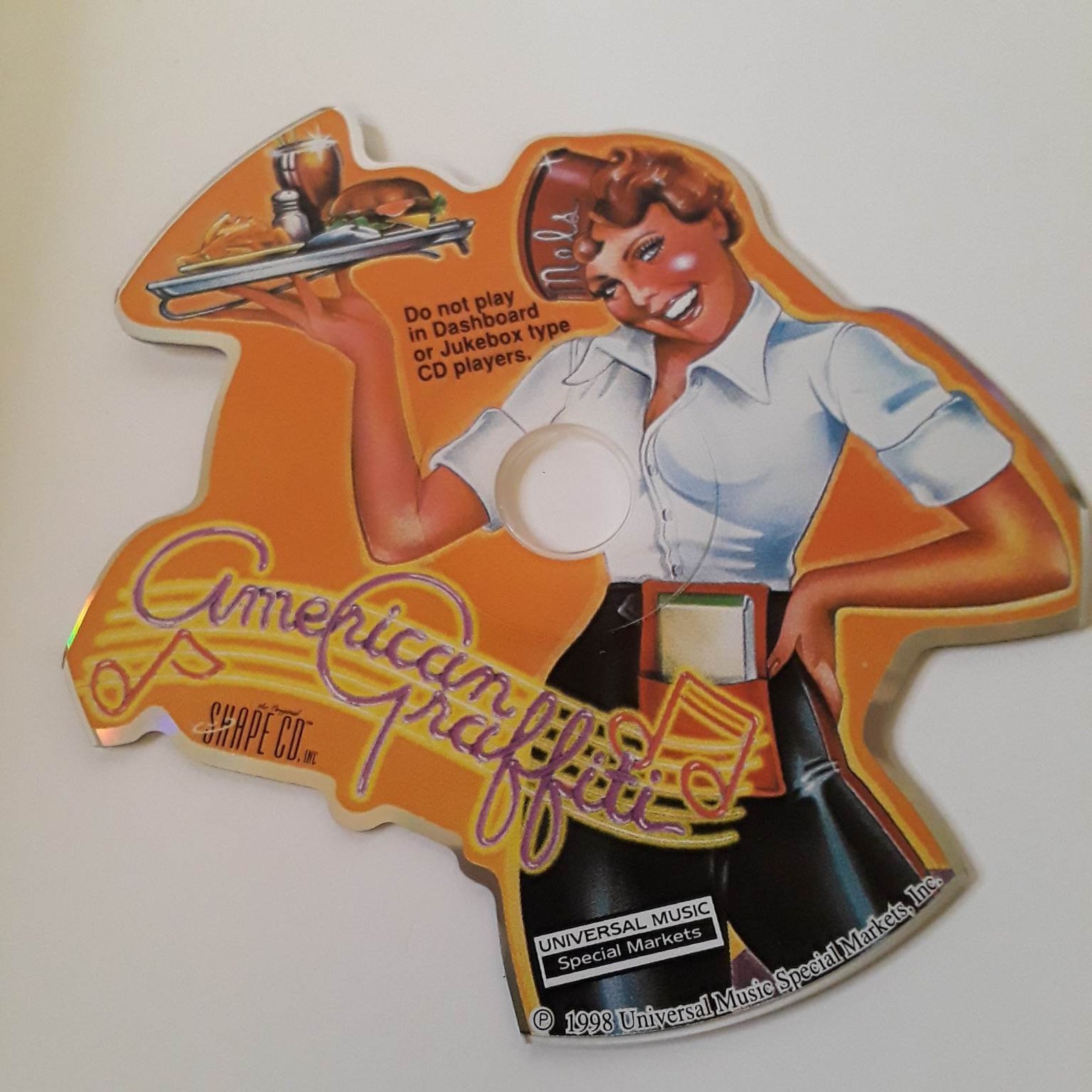 AMERICAN GRAFFITI 1998 Promo Cutout CD 4 Songs listed Below Bill Haley ...