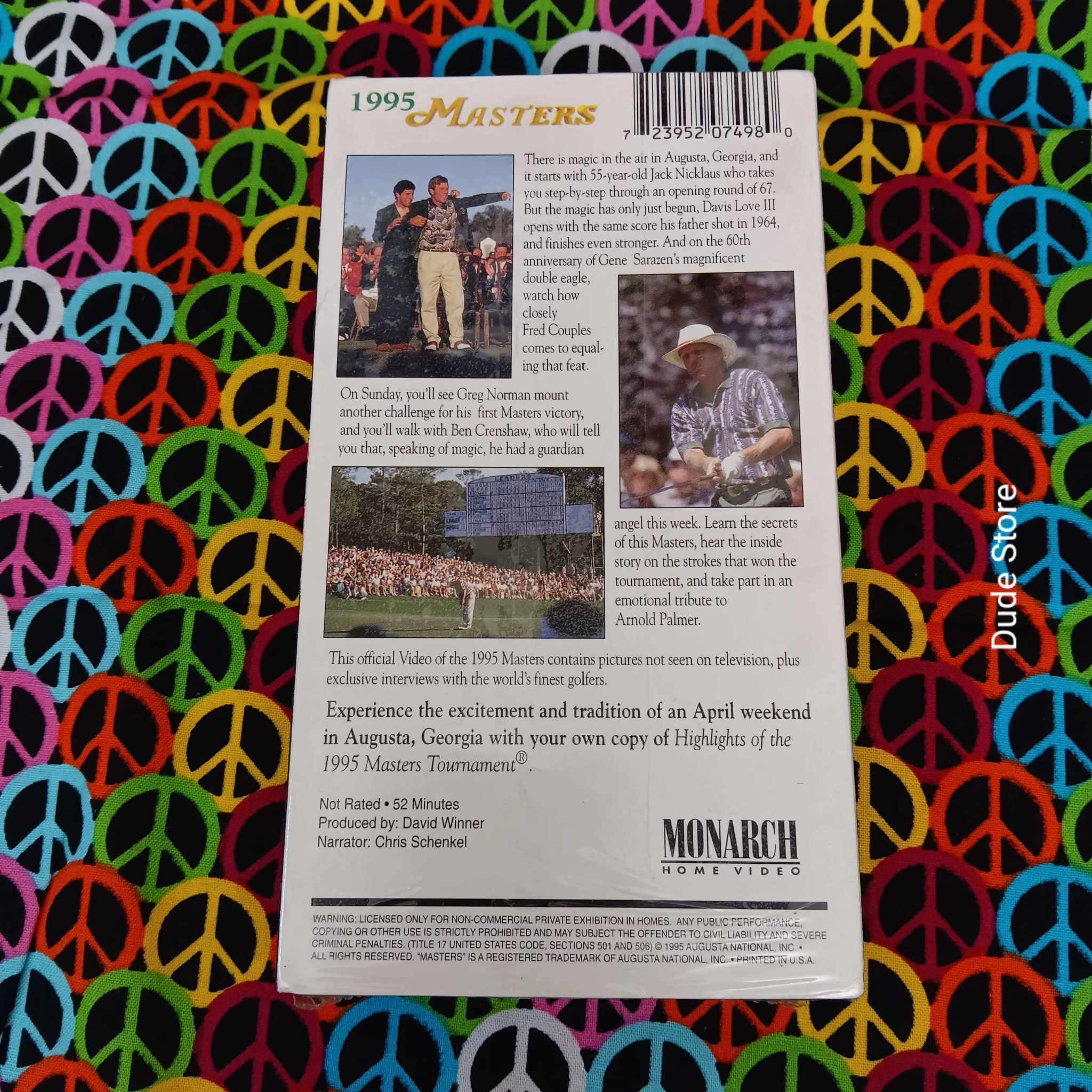 Highlights of the 1995 Masters Tournament - From Augusta Georgia - NEW ...