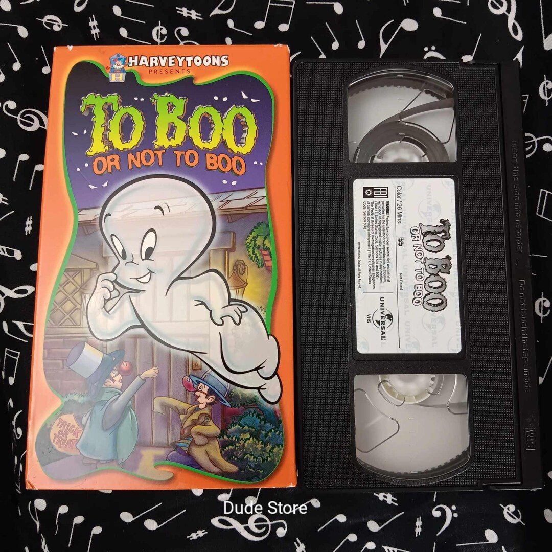 Vintage Casper the Friendly Ghost 1951 - to Boo or Not to Boo 1999 VHS ...
