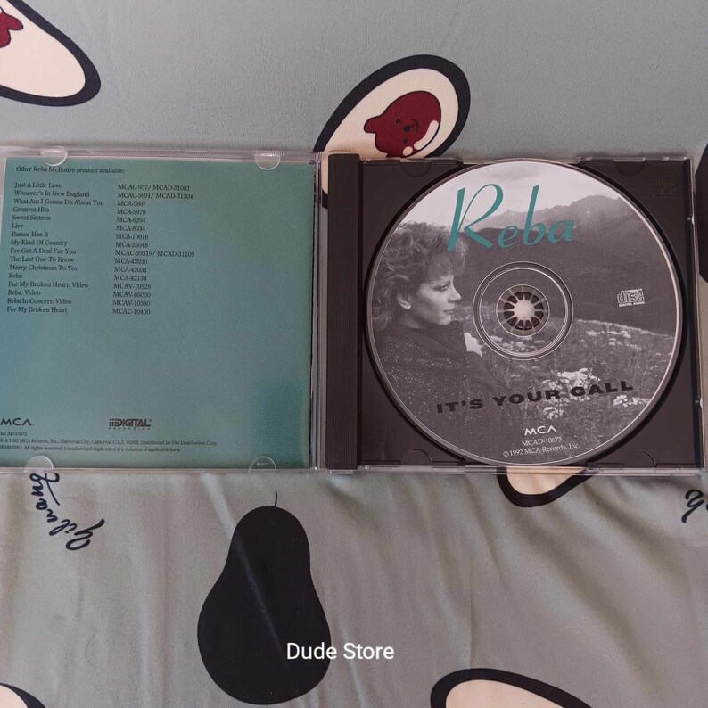 Reba Mcentire - It's Your Call - 1992 CD - 10 Songs - Etsy