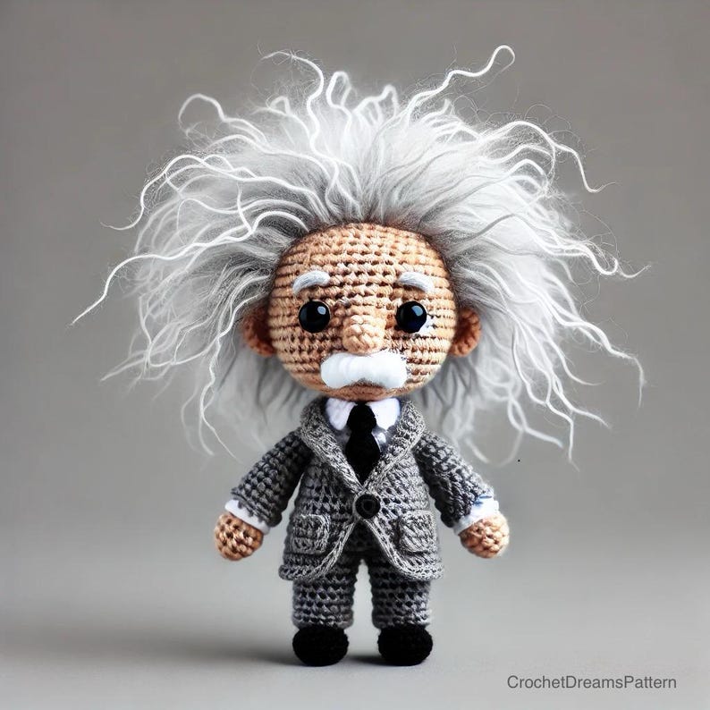 Crochet Pattern Albert Einstein - Etsy