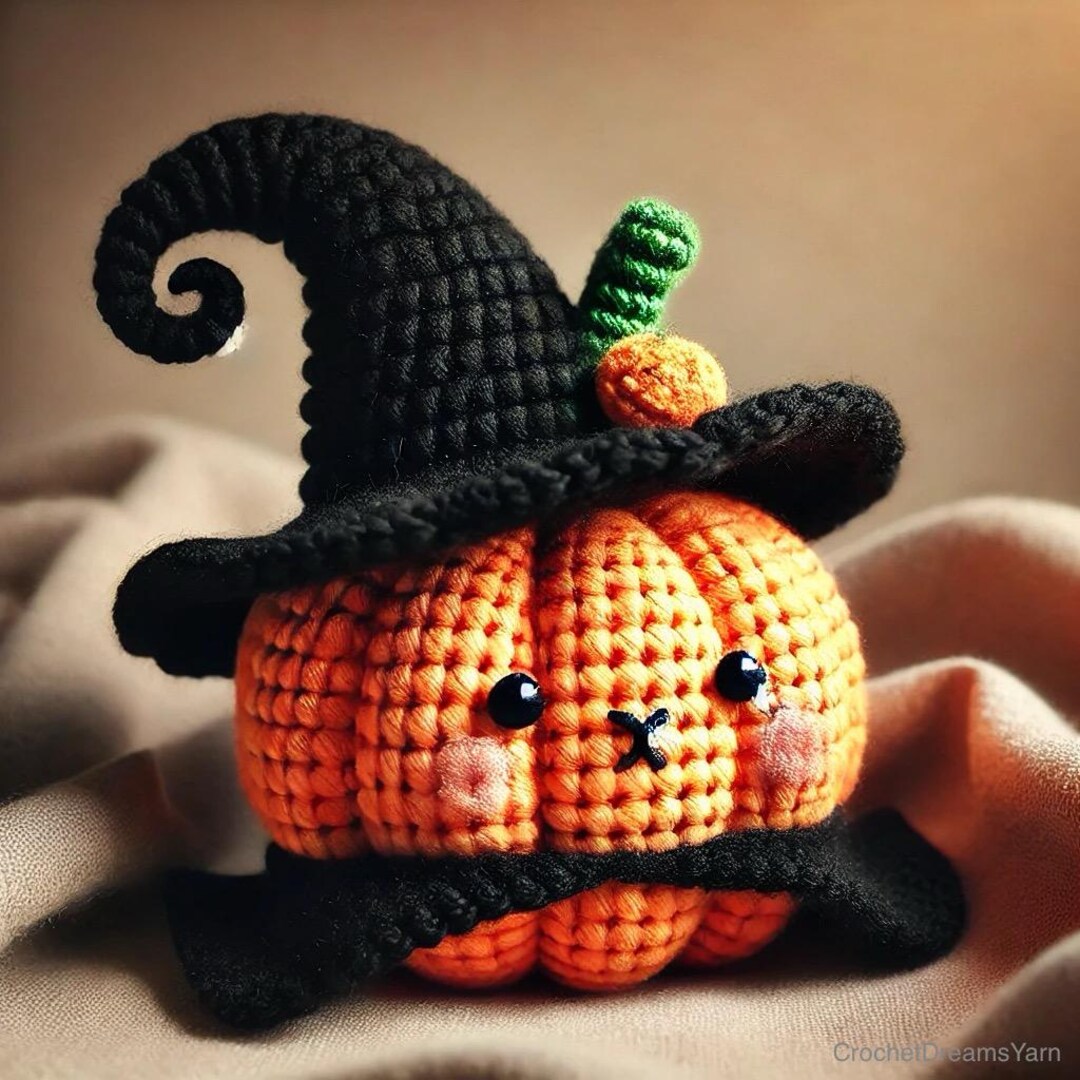 Crochet Pattern Wizard Pumpkin - Etsy