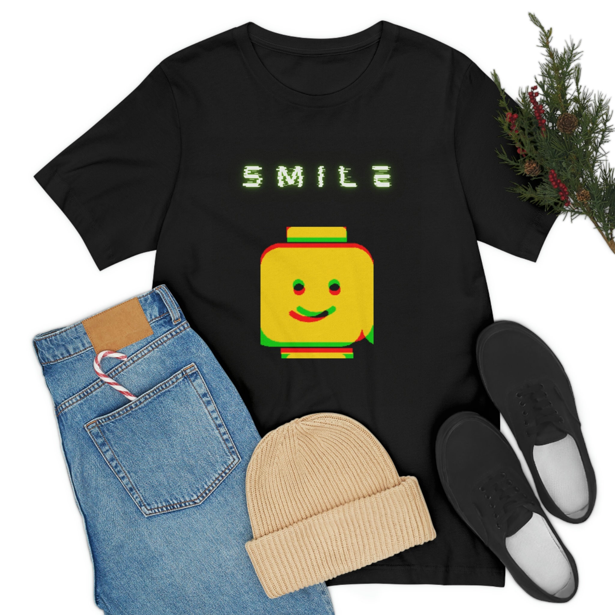 Lego Smile Future Minifigure T-shirt - Etsy