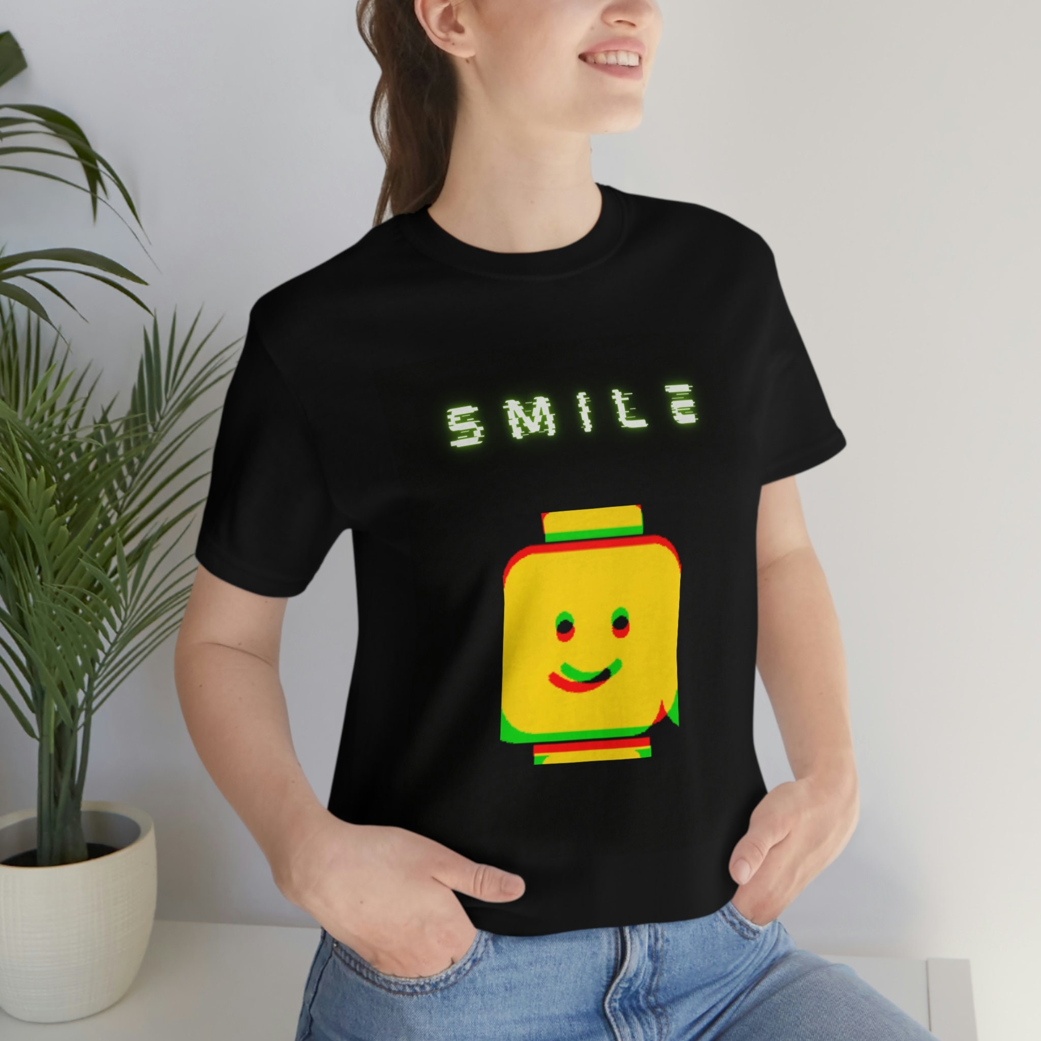 Lego Smile Future Minifigure T-shirt - Etsy