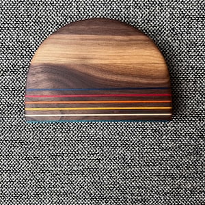 Walnut Key Holder | Wood Key Tray | Key Hook - Etsy