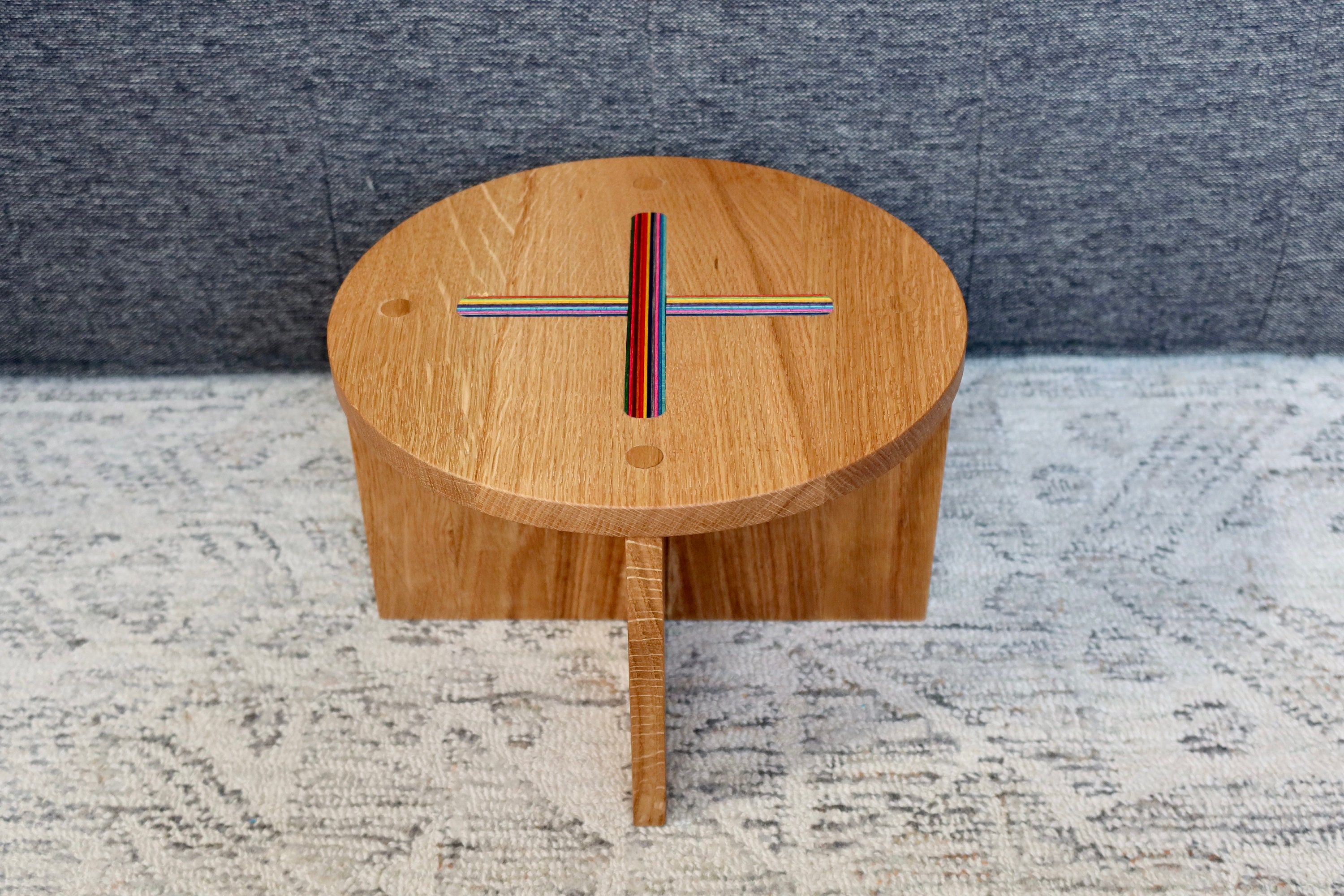 Wooden Stool Kids Stool Rainbow Stool Kids Seat Step Stool - Etsy