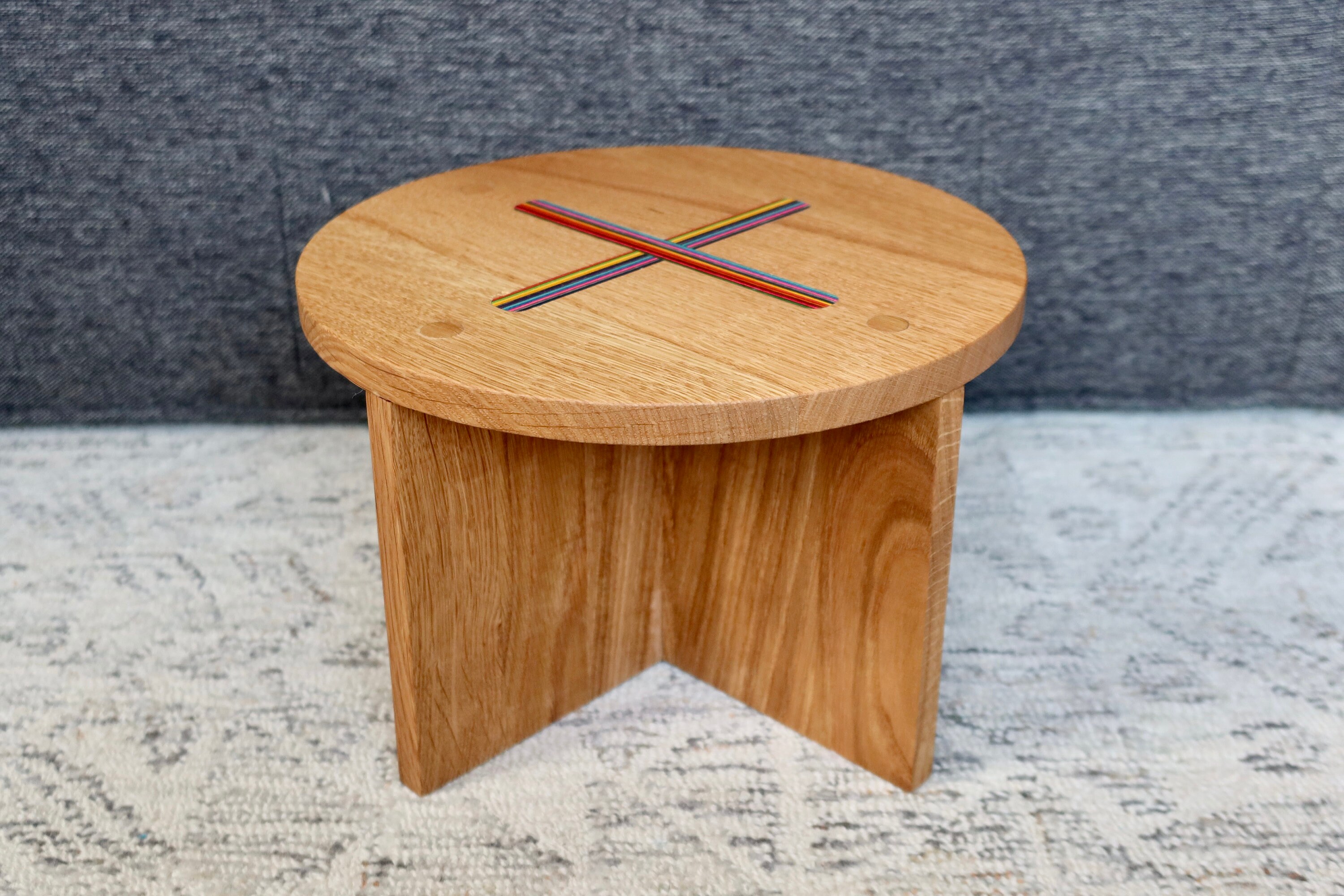 Wooden Stool Kids Stool Rainbow Stool Kids Seat Step Stool - Etsy